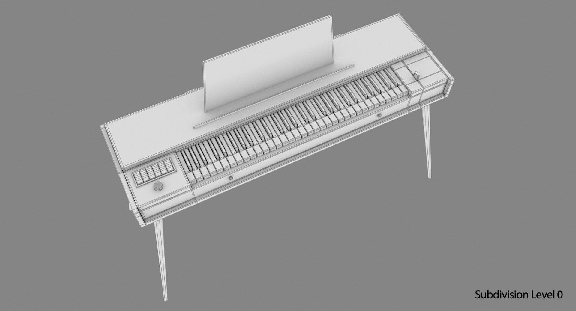Clavinet D6 Model - TurboSquid 1412388