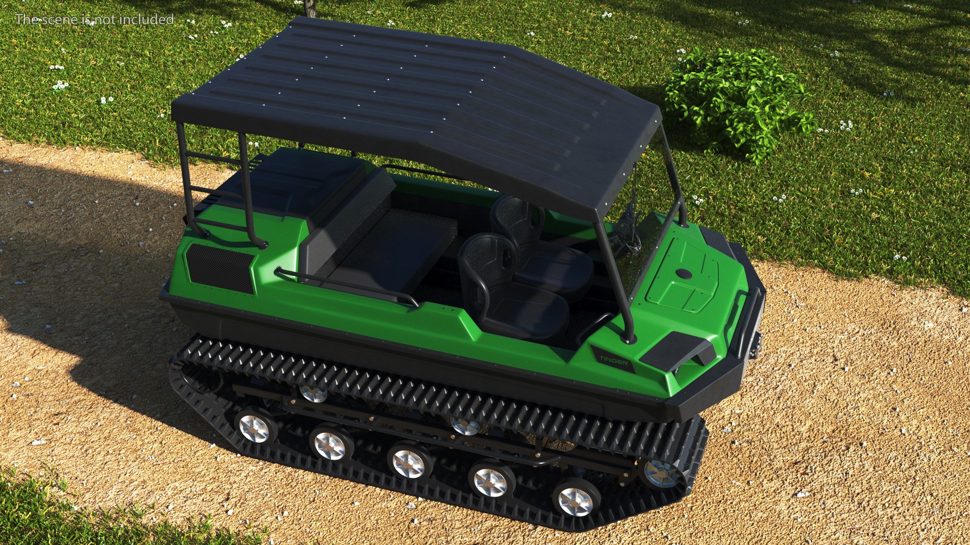 Tinger Track ATV 3D Model - TurboSquid 2003762