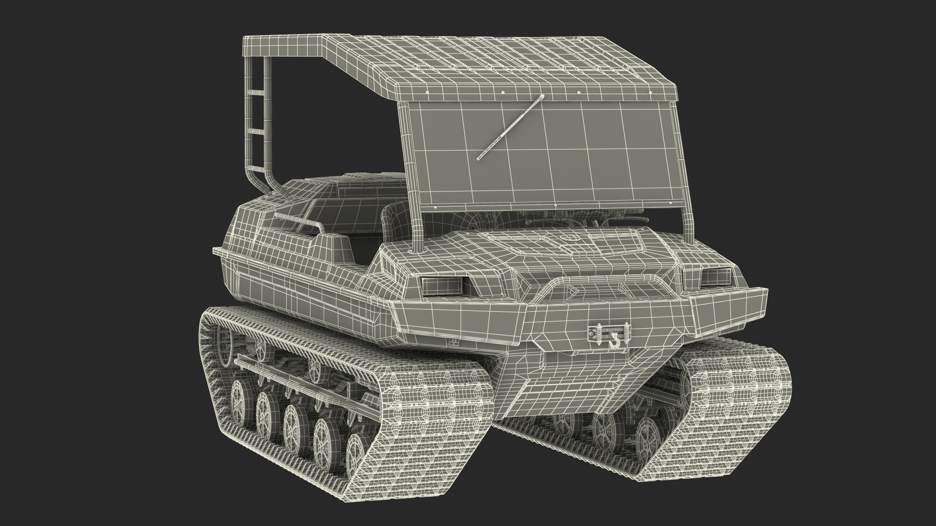 Tinger Track ATV 3D Model - TurboSquid 2003762