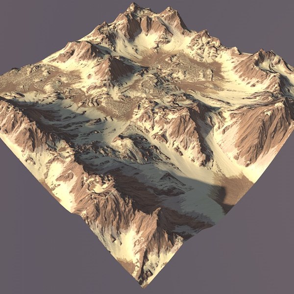 mountain maps terrain 3d max
