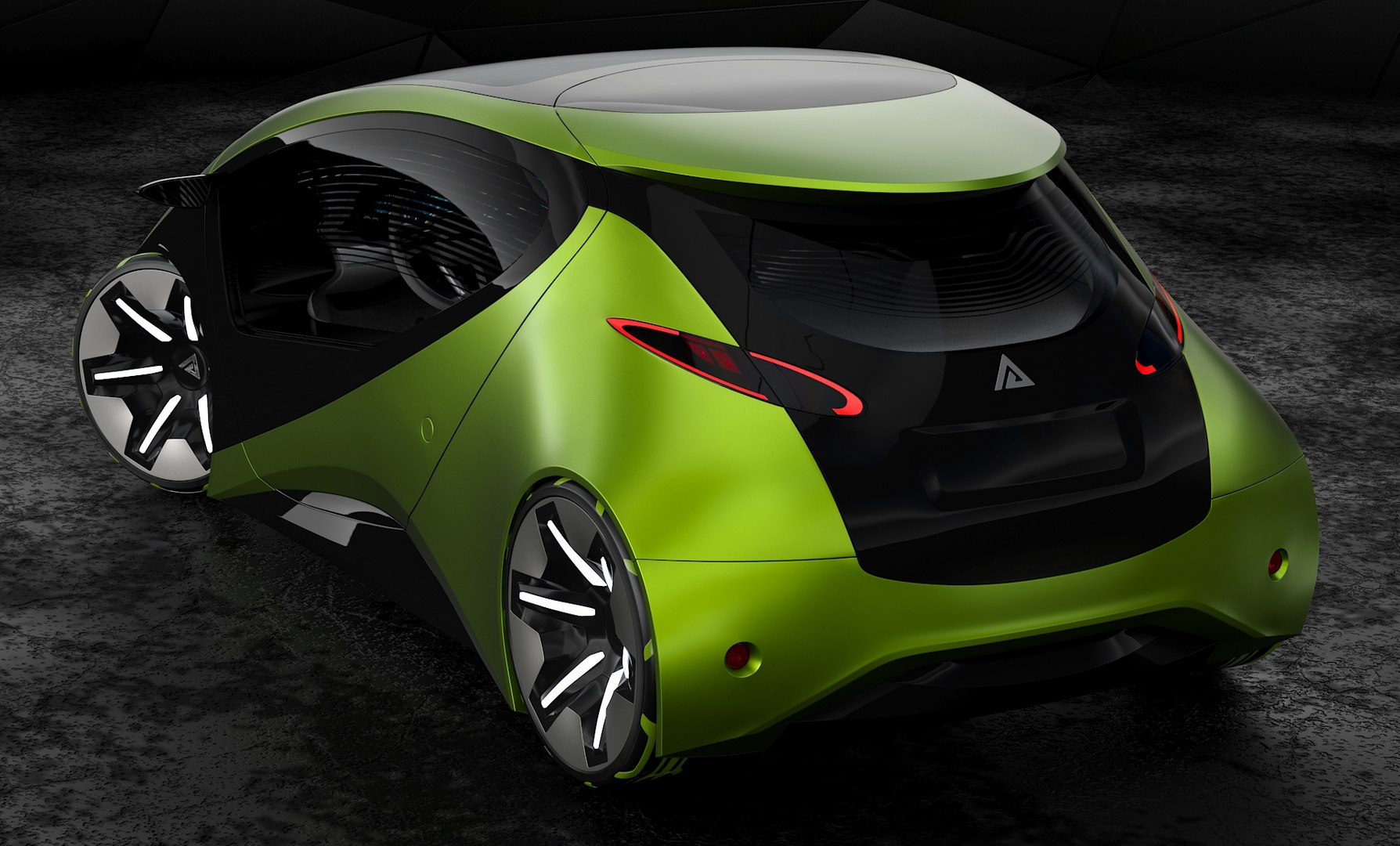 Futuristic Compact Car 3D - TurboSquid 1443568