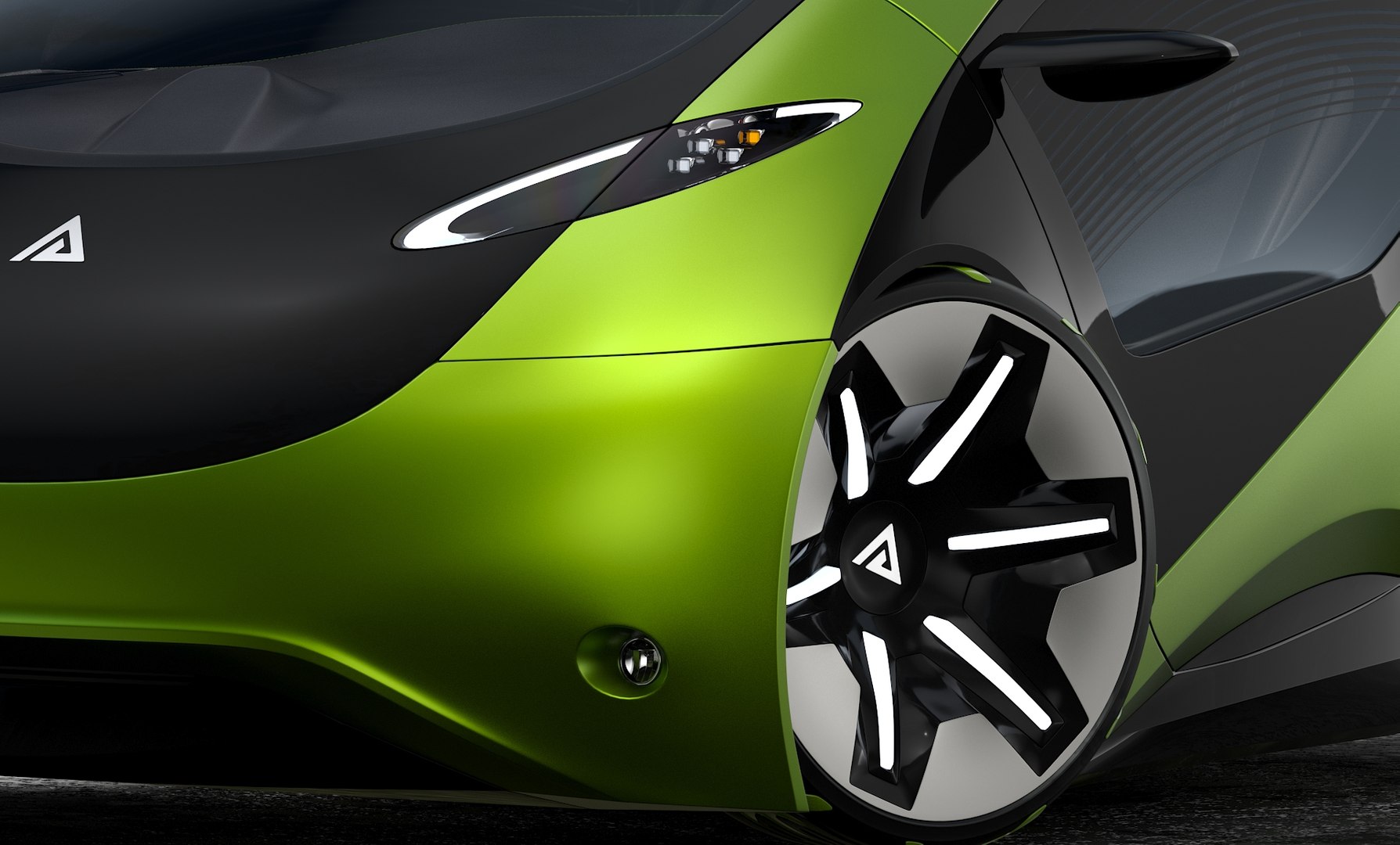 Futuristic Compact Car 3D - TurboSquid 1443568