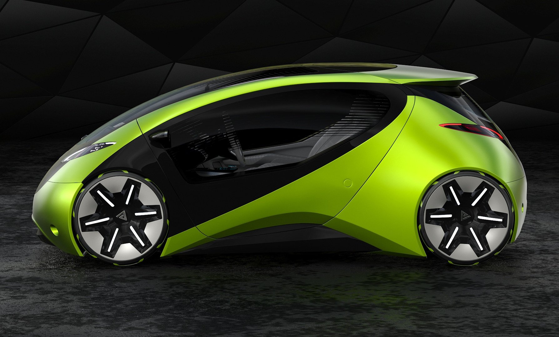Futuristic Compact Car 3D - TurboSquid 1443568