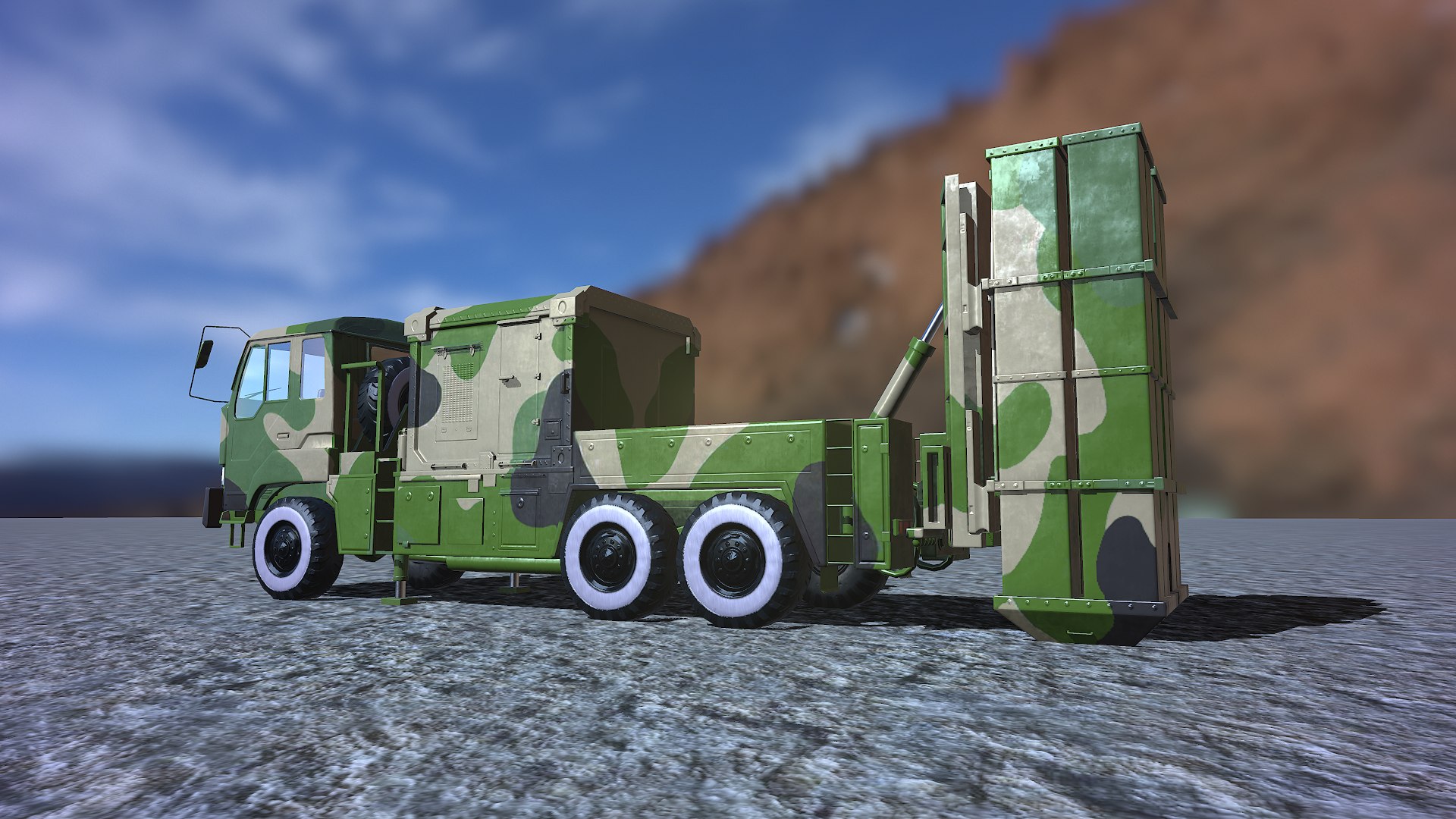 3D Army Modern Air Defense Model - TurboSquid 1264510