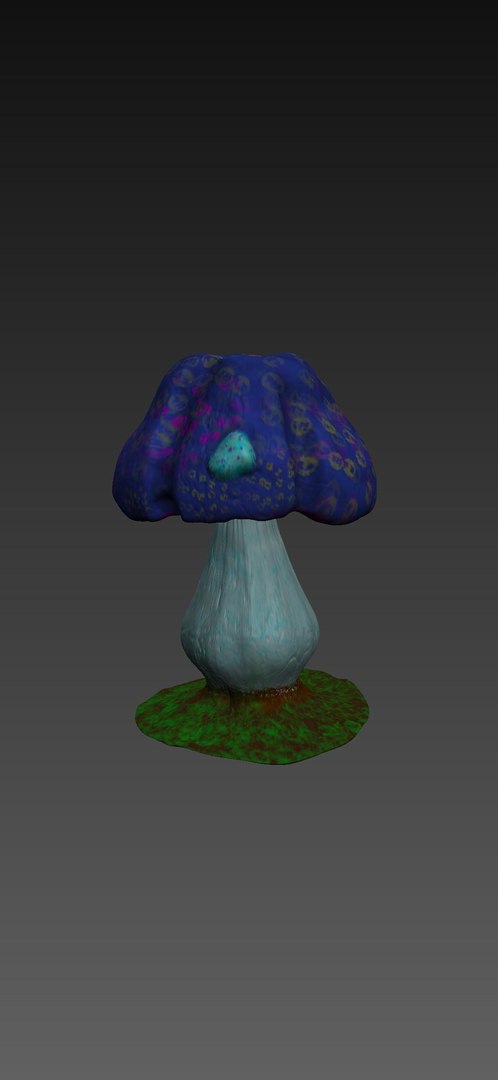Free 3D Model Magic Mushroom - TurboSquid 1556066