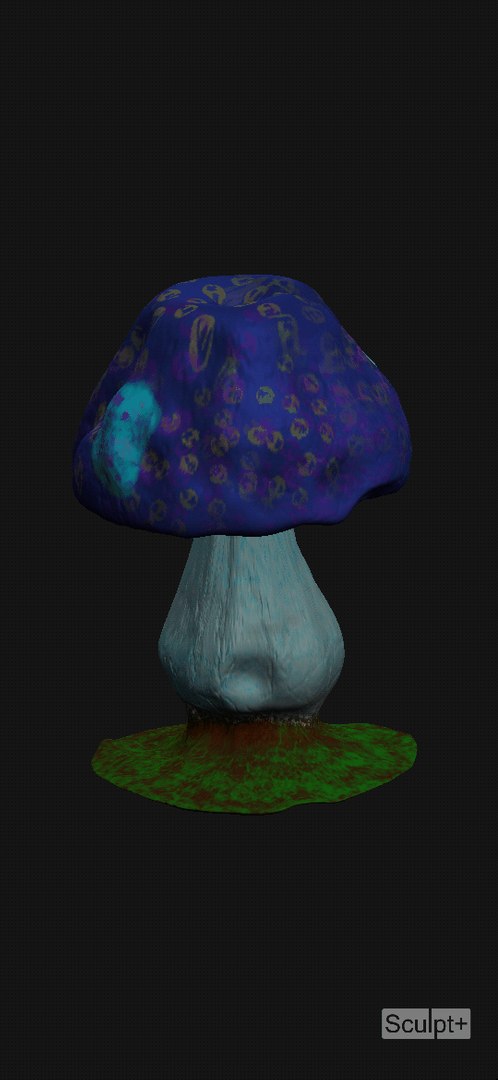Free 3D Model Magic Mushroom - TurboSquid 1556066
