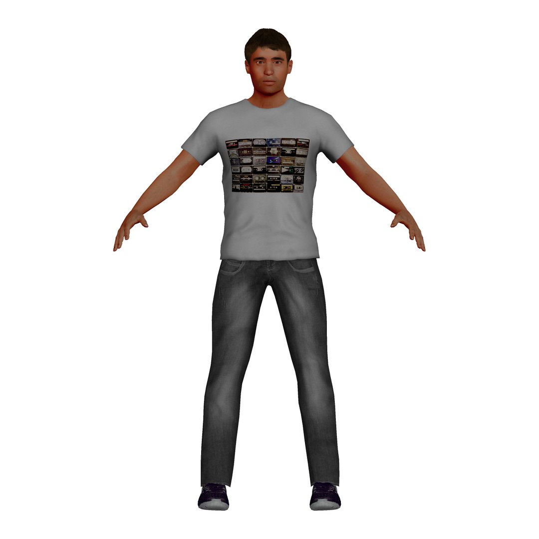 Adult Male Casual Model - TurboSquid 1617209