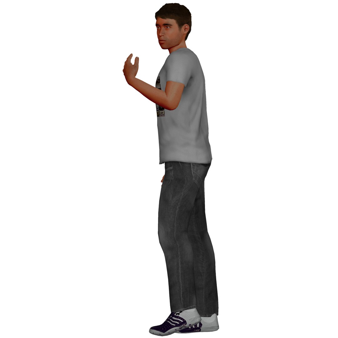 Adult Male Casual Model - TurboSquid 1617209