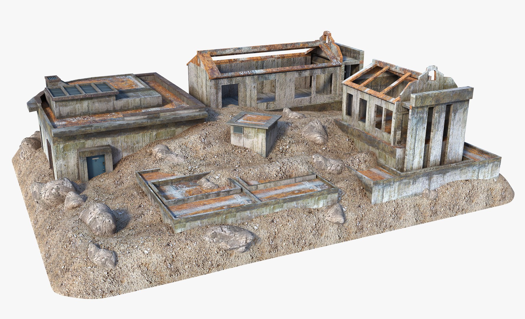 Architecture Structure 3D Model - TurboSquid 1365580