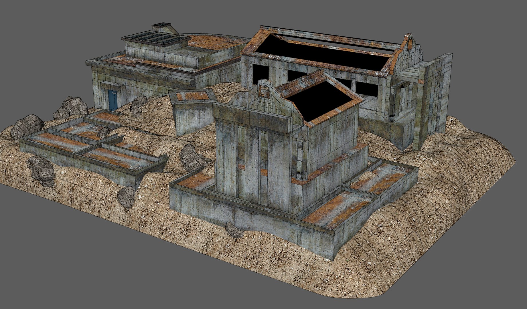 Architecture Structure 3D Model - TurboSquid 1365580