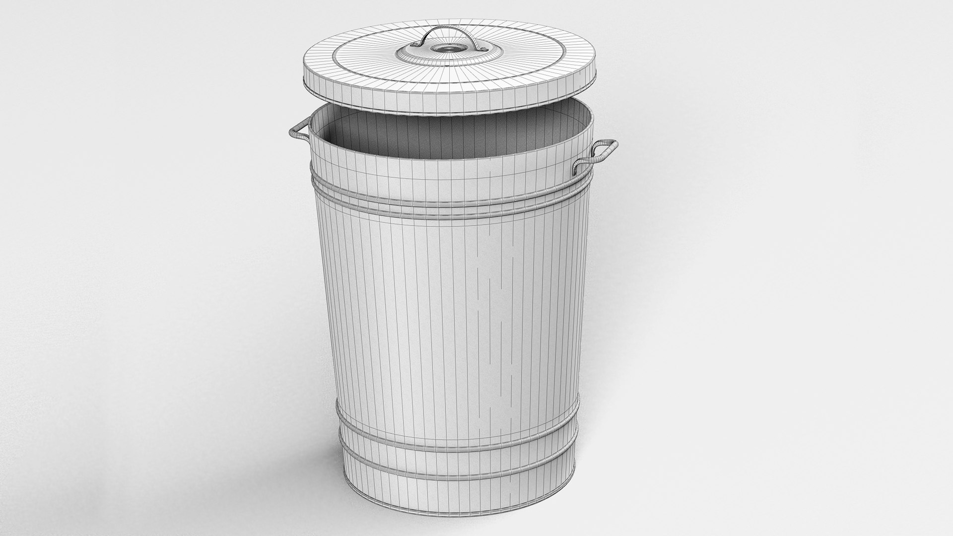 3D Metal Trash Model - TurboSquid 1701275