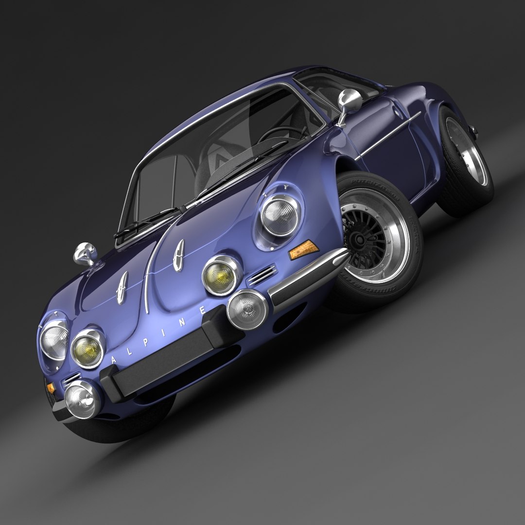 3ds max renault alpine
