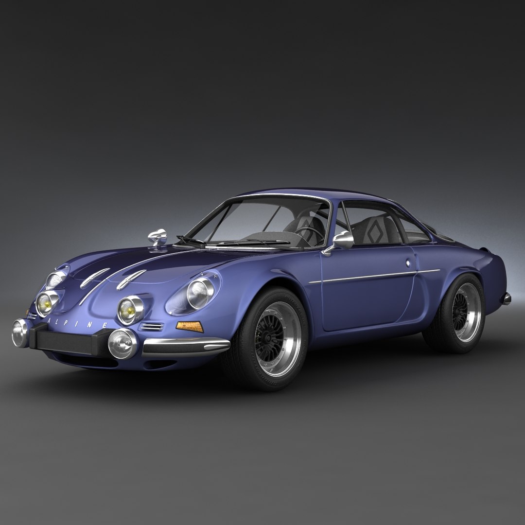 3ds max renault alpine