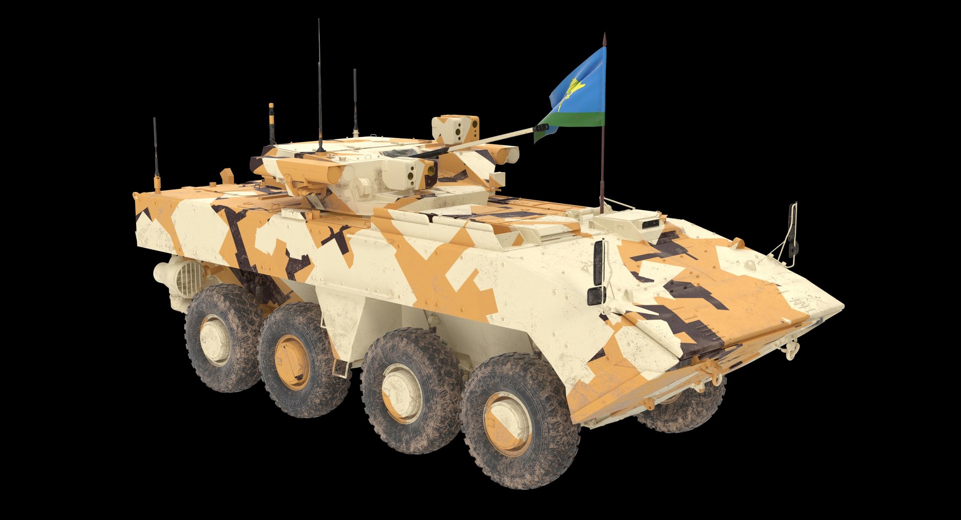 3D Vpk-7829 Bumerang Desert Dirt - TurboSquid 1395889