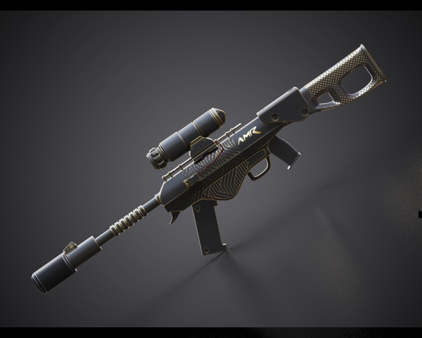 AMR Rifle 3D Model - TurboSquid 1720876