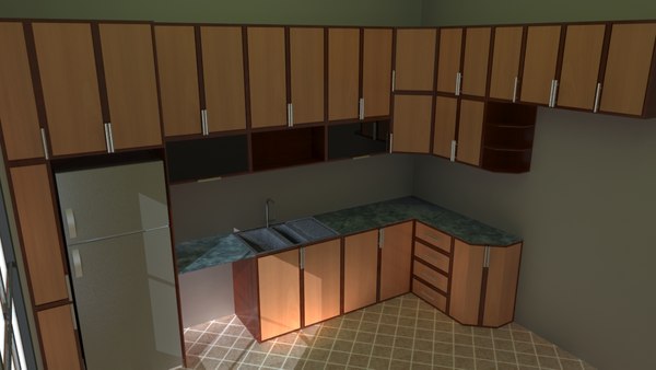 kitchen 3d max