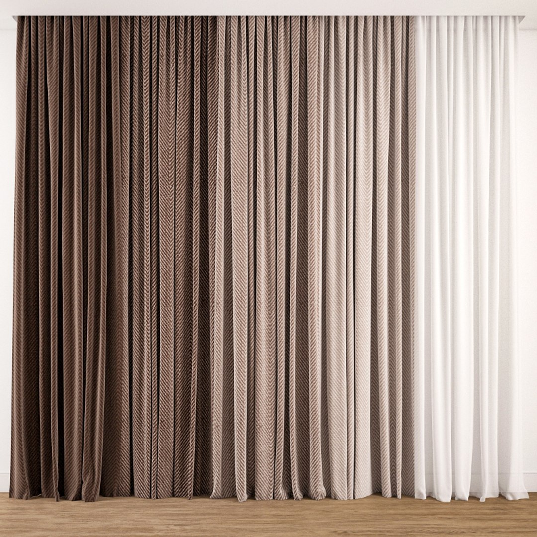 3D Curtain Fabric Drape Model - TurboSquid 1618061