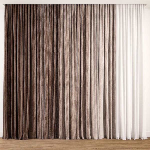 3D curtain fabric drape model - TurboSquid 1618061