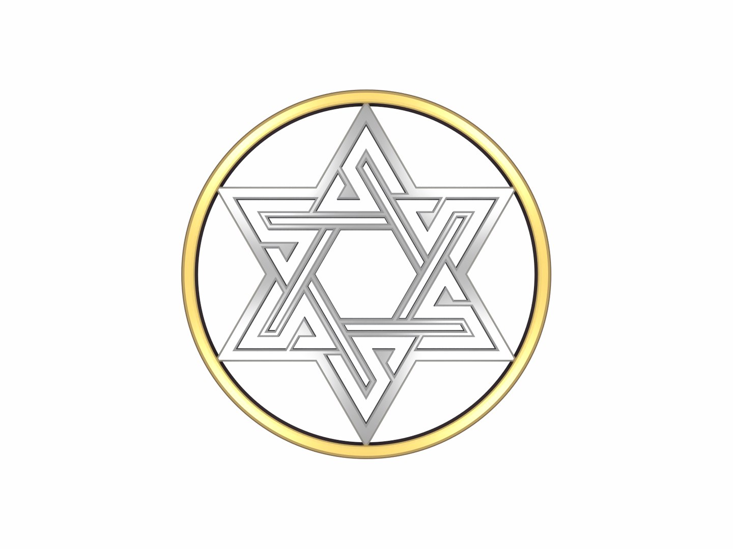 Star David Circle Model - TurboSquid 1416407