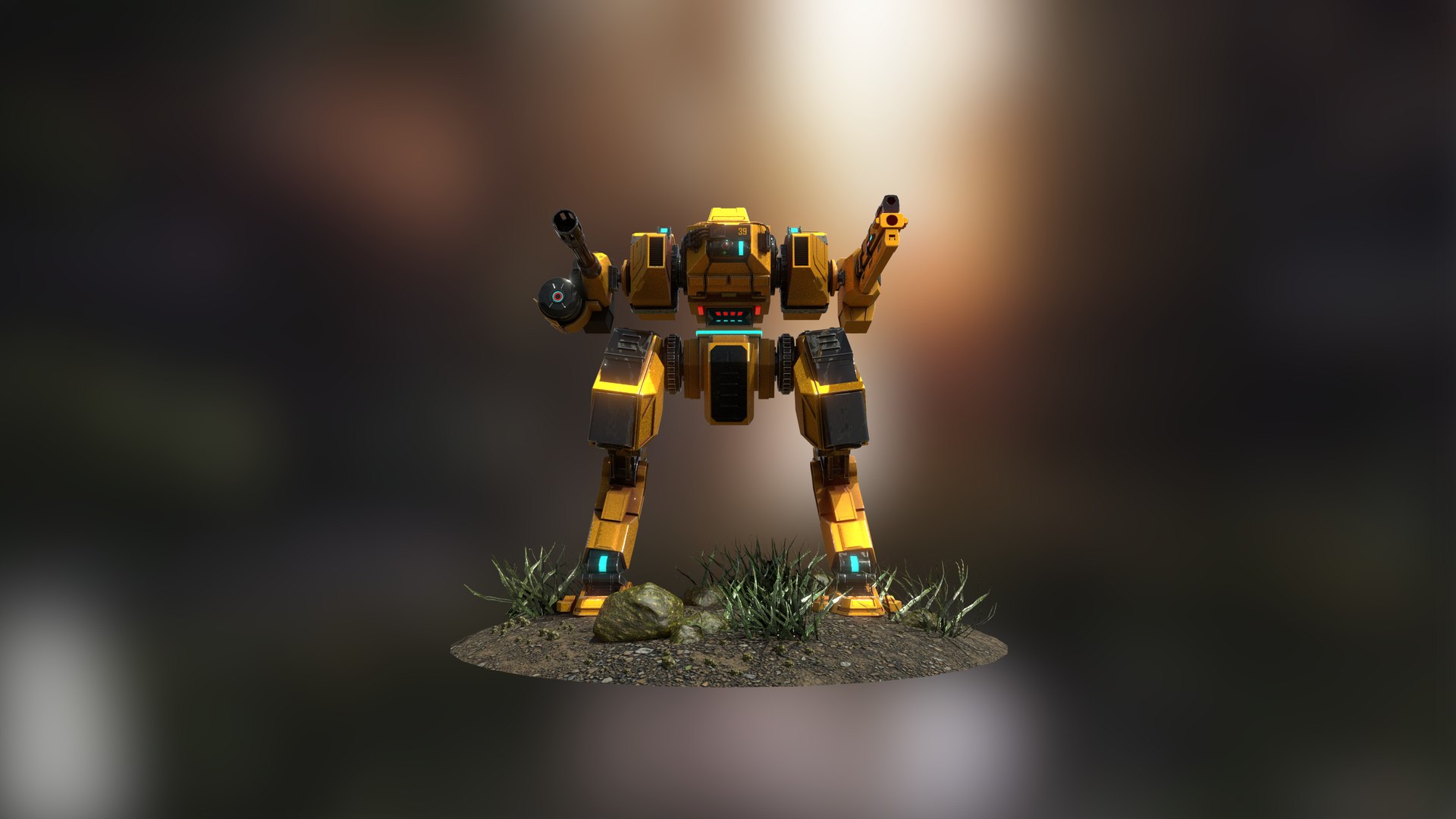 War Robot Mech 3D Model - TurboSquid 1836035