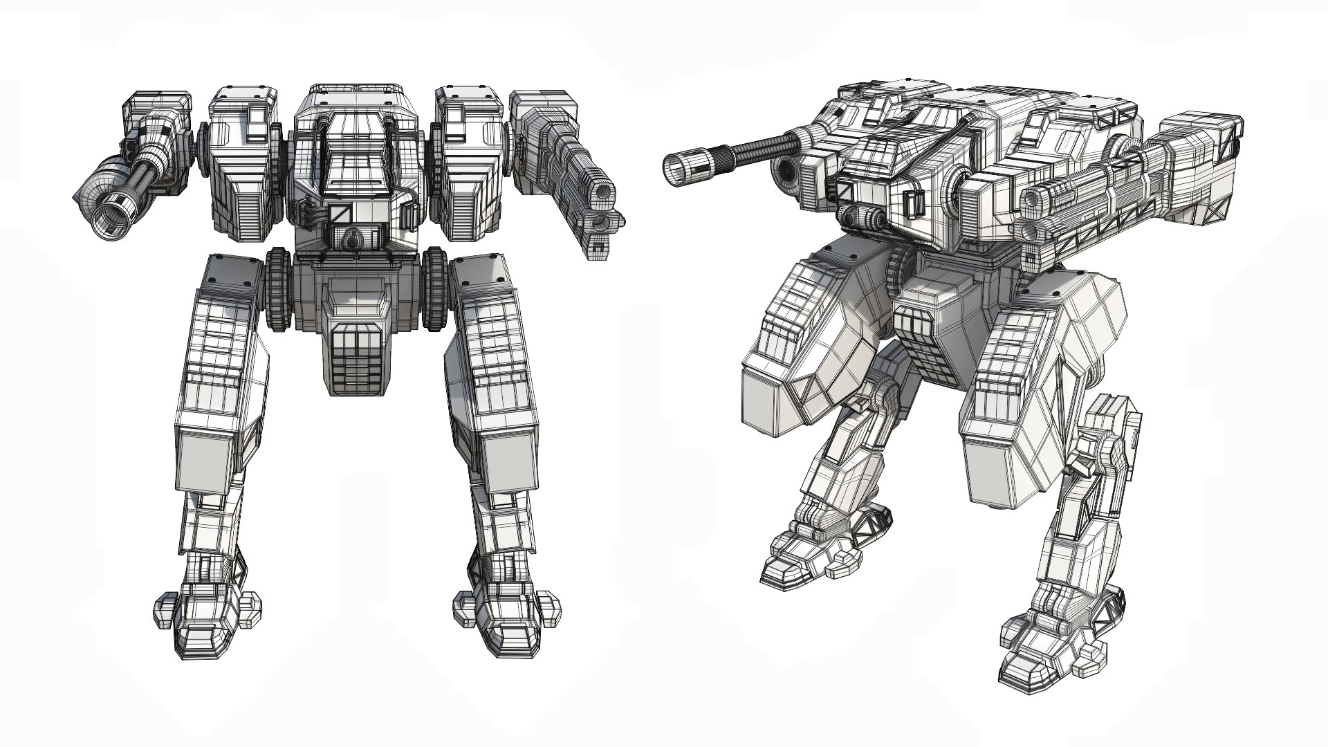 War Robot Mech 3D Model - TurboSquid 1836035