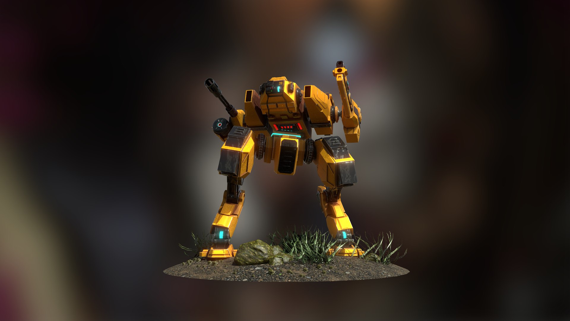 War Robot Mech 3D Model - TurboSquid 1836035