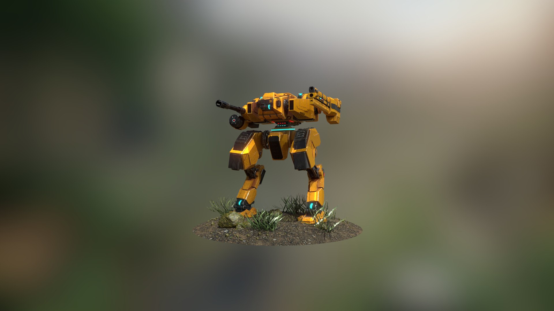 War Robot Mech 3D Model - TurboSquid 1836035
