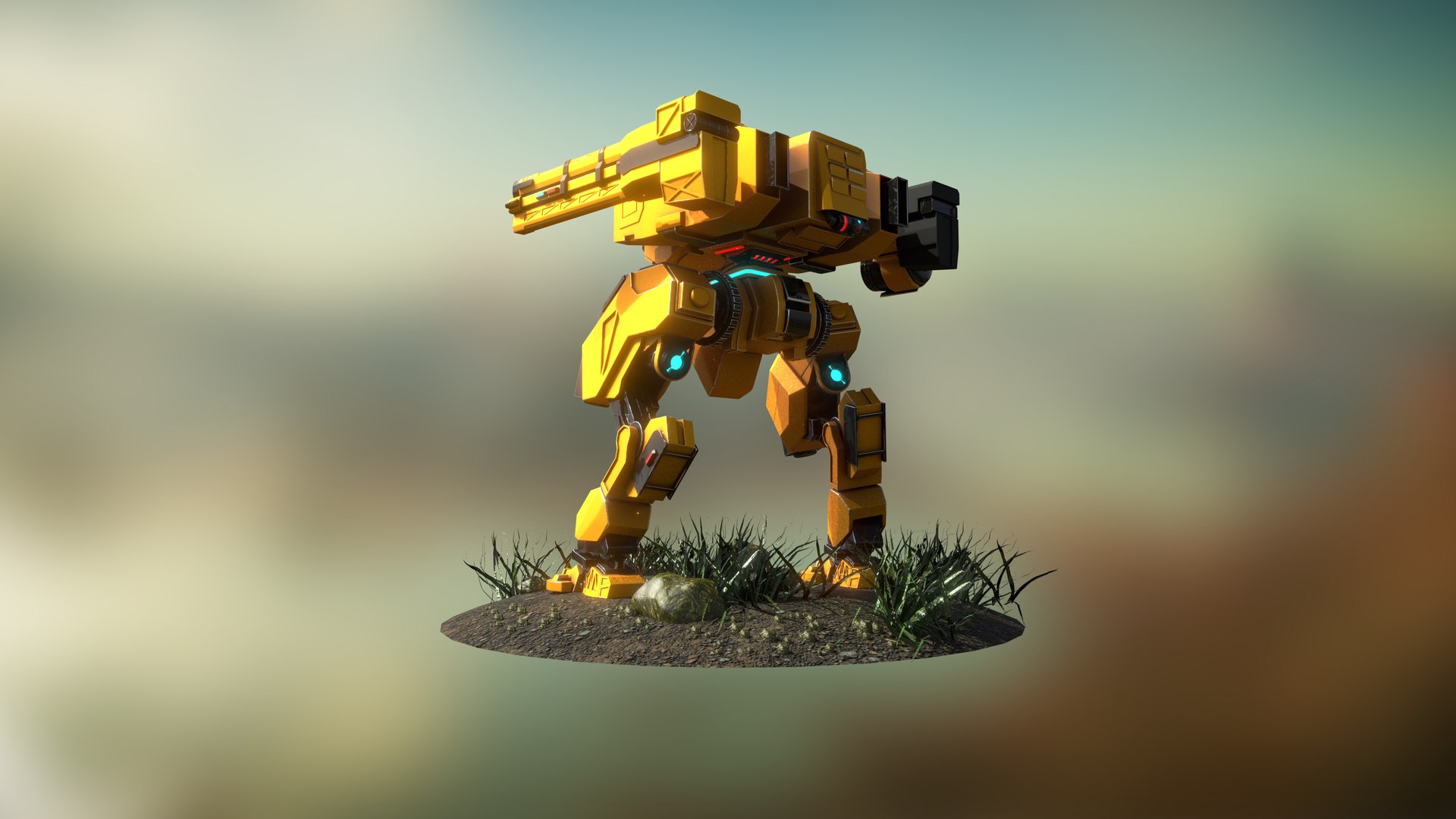 War Robot Mech 3D Model - TurboSquid 1836035