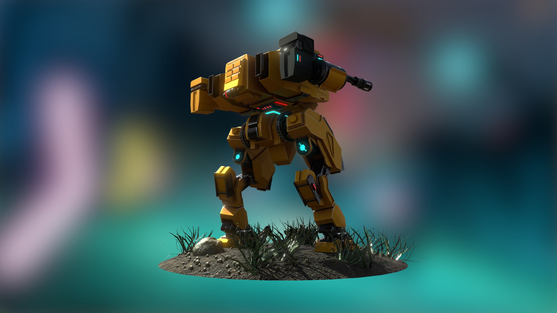 War Robot Mech 3D Model - TurboSquid 1836035