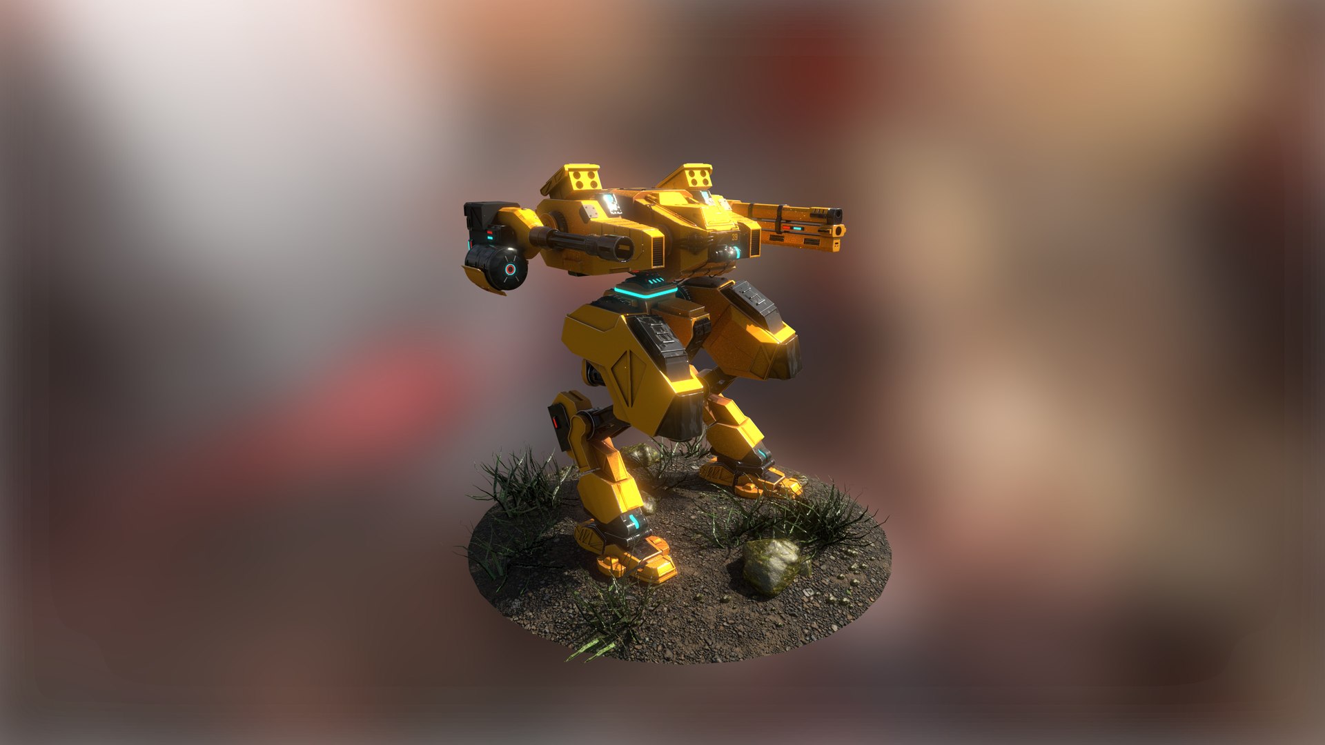 War Robot Mech 3D Model - TurboSquid 1836035