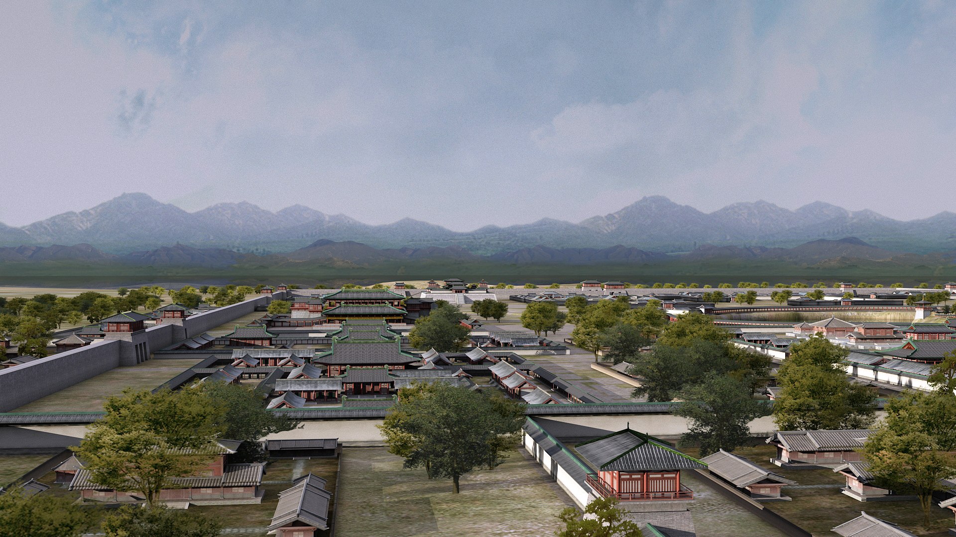 Chinese Ancient City 3D - TurboSquid 1773015