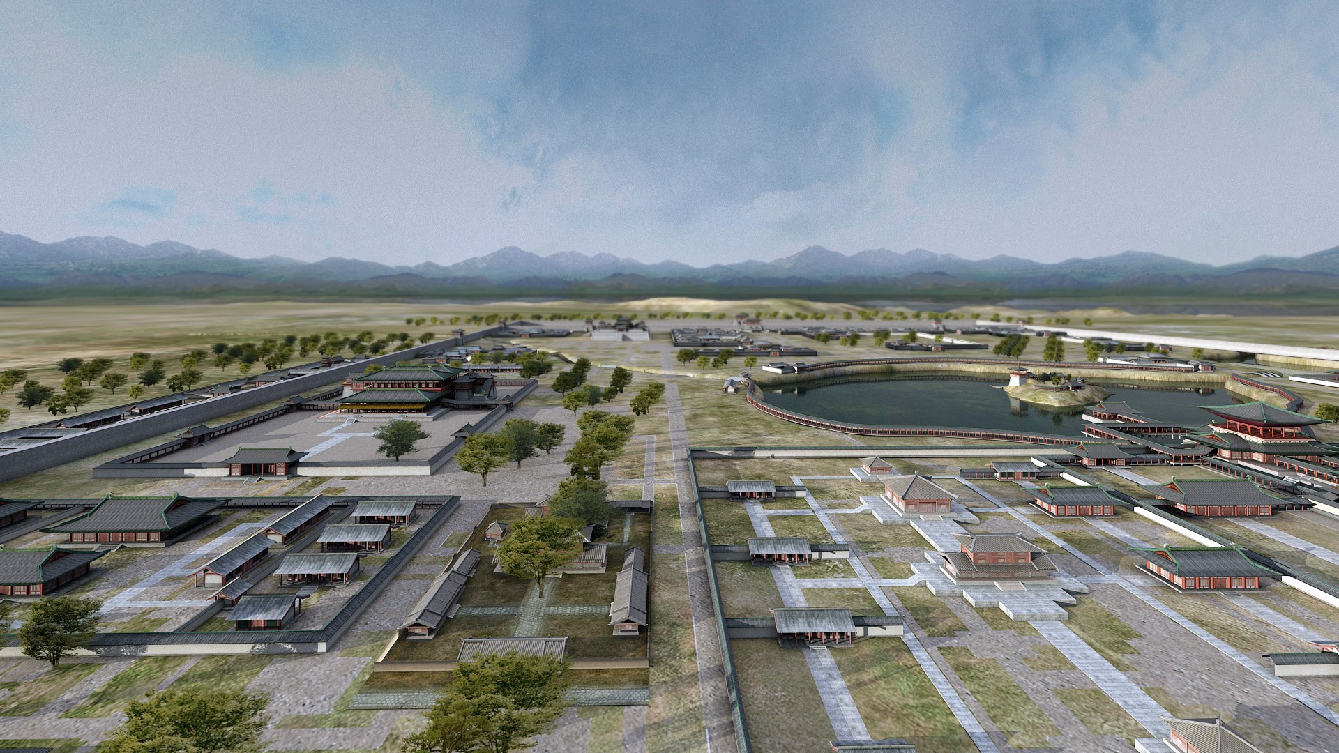 Chinese Ancient City 3D - TurboSquid 1773015