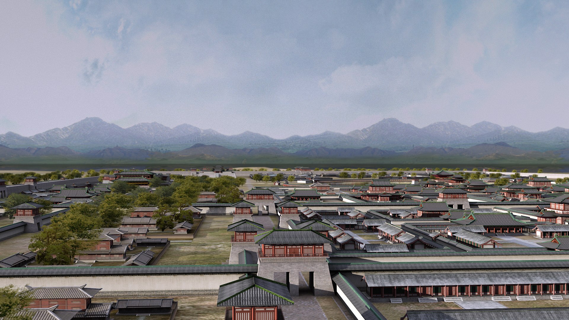 Chinese Ancient City 3D - TurboSquid 1773015