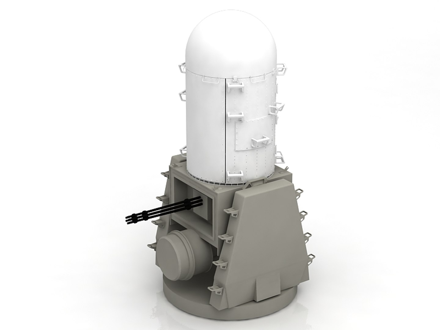 Phalanx Mk-15 Raytheon CIWS 3D-Modell - TurboSquid 1756225