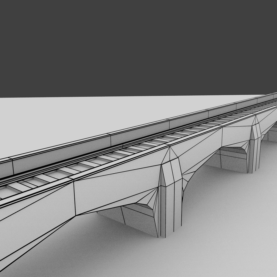 3ds max brick bridge