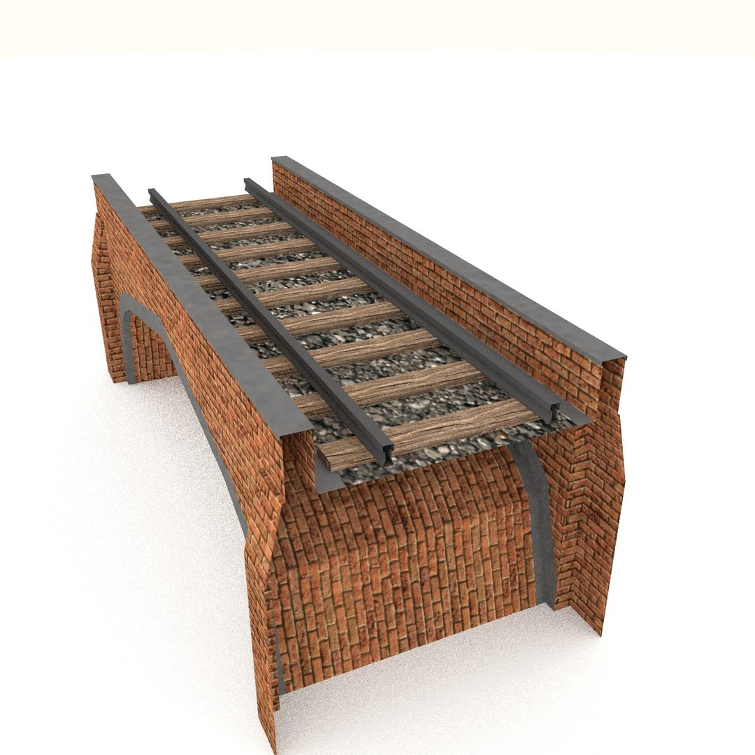 3ds max brick bridge