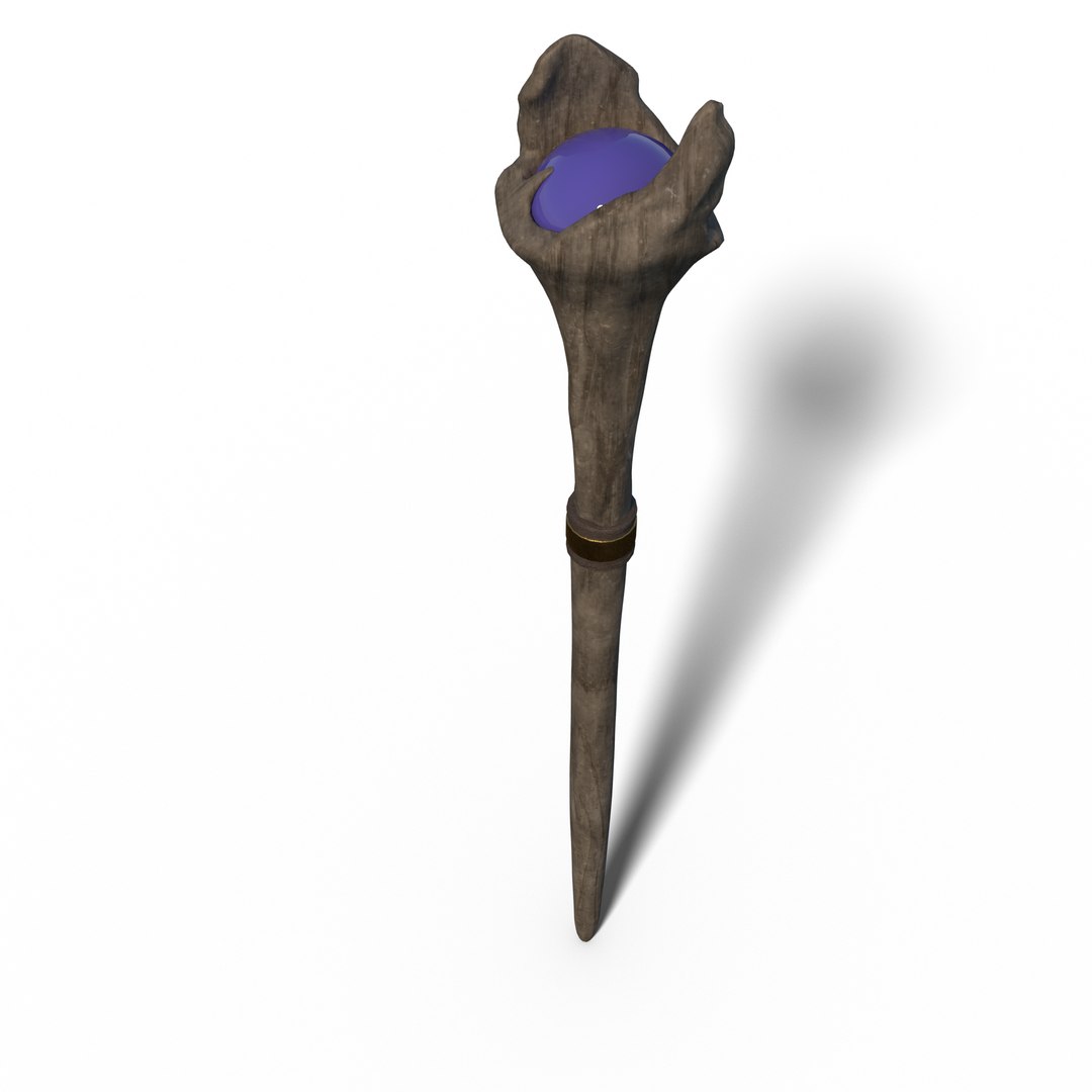 Witch Stick 3D Model - TurboSquid 2059103