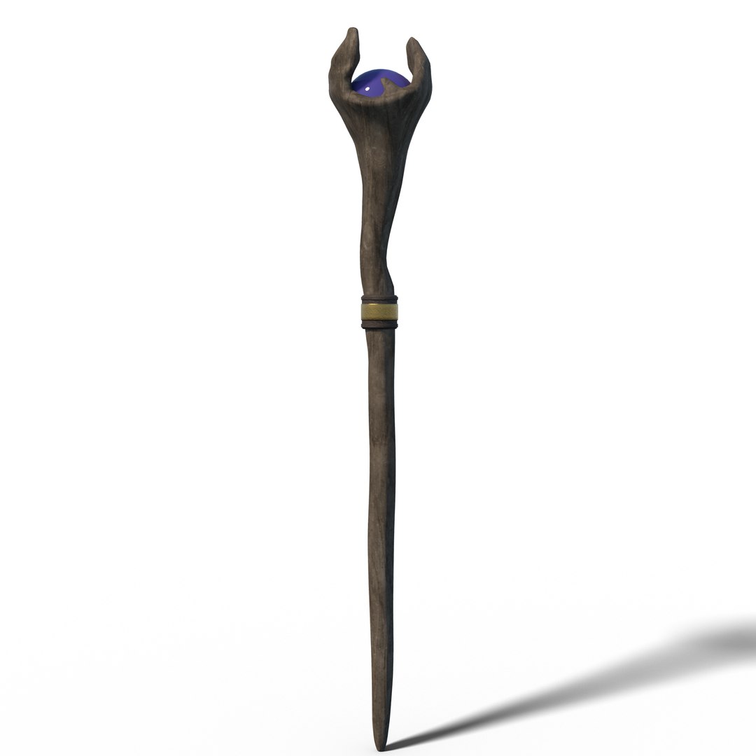 Witch Stick 3D Model - TurboSquid 2059103