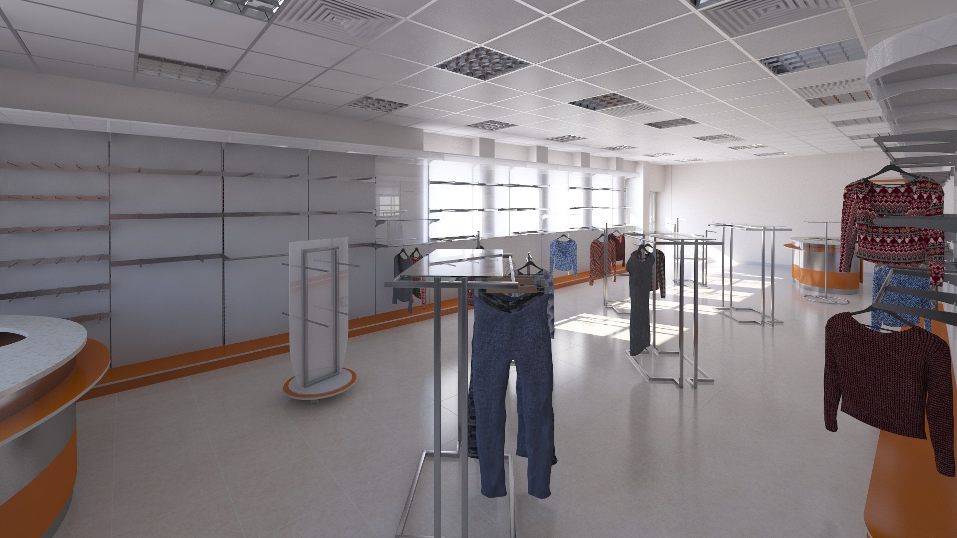 3D Clothing Store 1 Model - TurboSquid 2014997