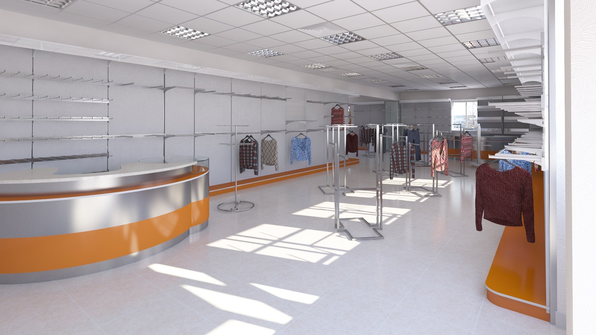 3D Clothing Store 1 Model - TurboSquid 2014997