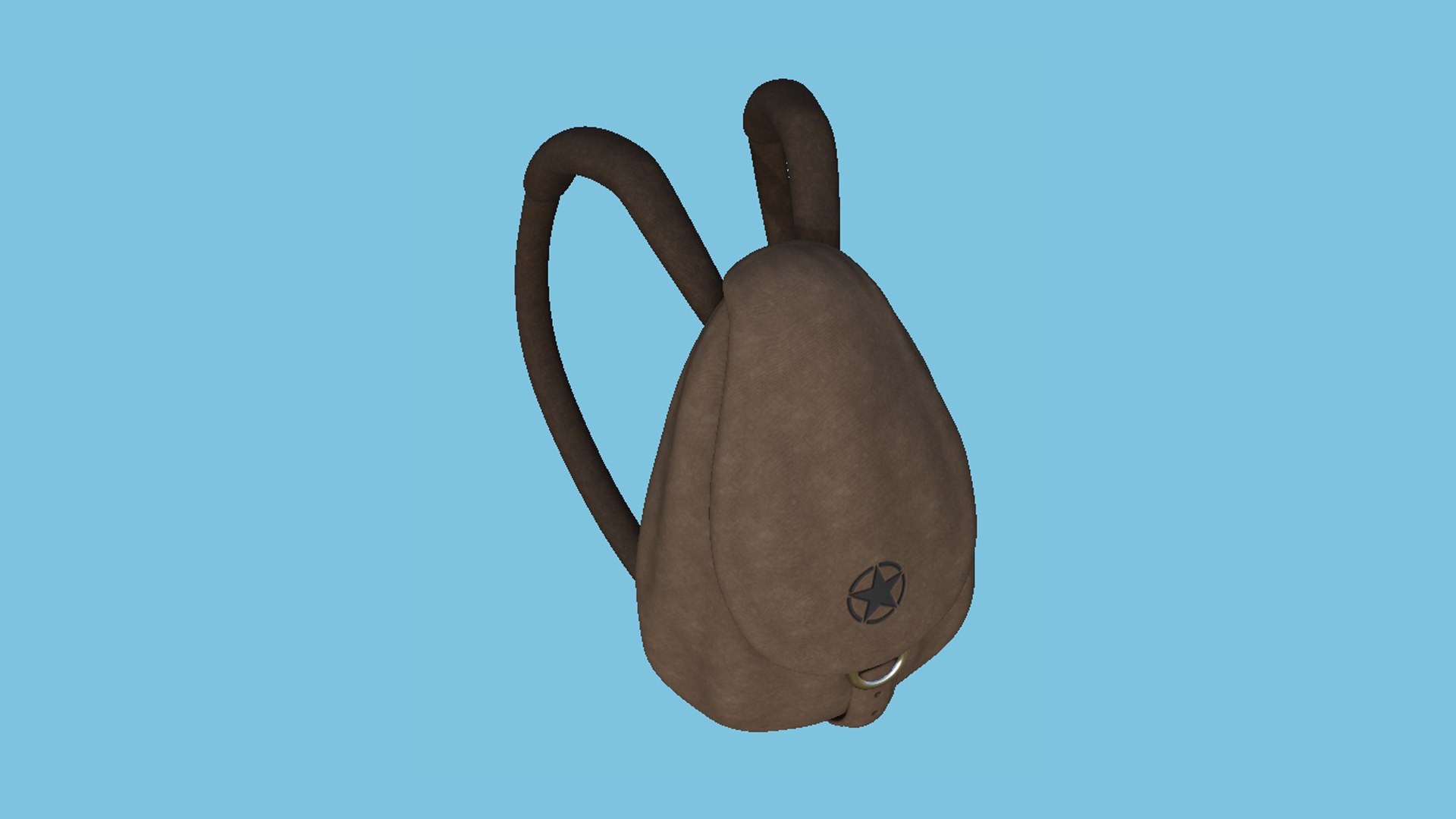 3D Star Leather Backpack - Character Fashion Design model - TurboSquid ...
