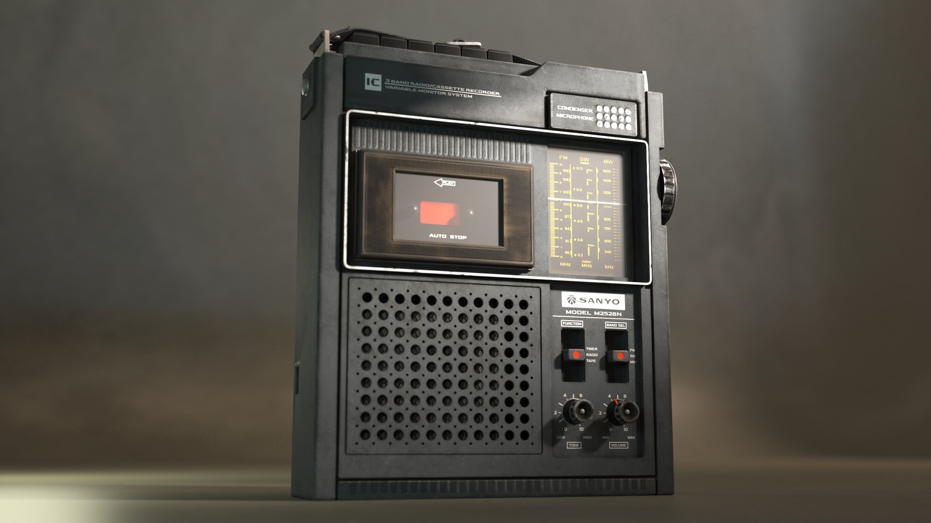 3D Cassette Player - TurboSquid 1781691