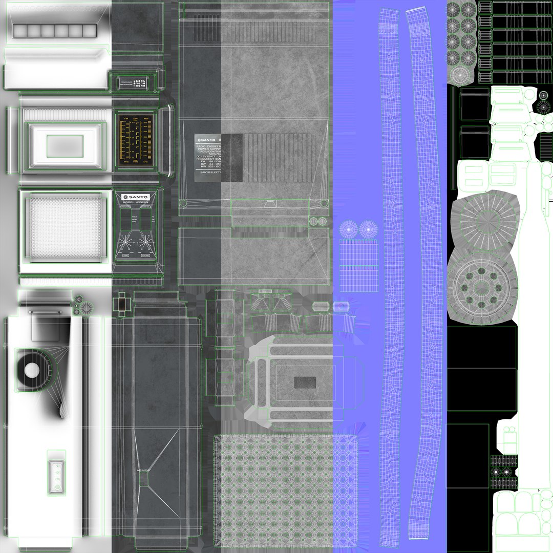 3D Cassette Player - TurboSquid 1781691