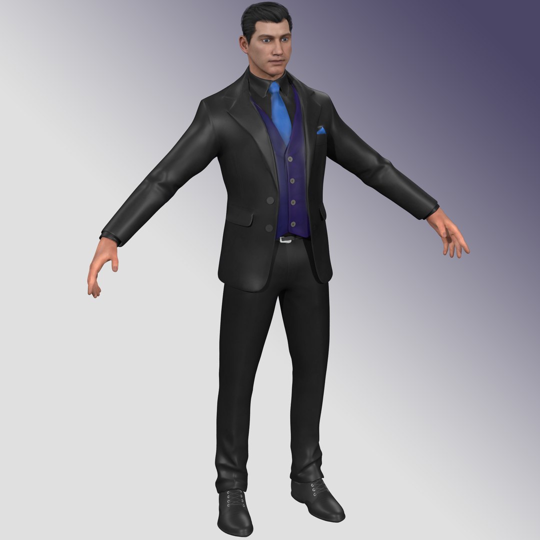 Business Man 3D Model - TurboSquid 2117140