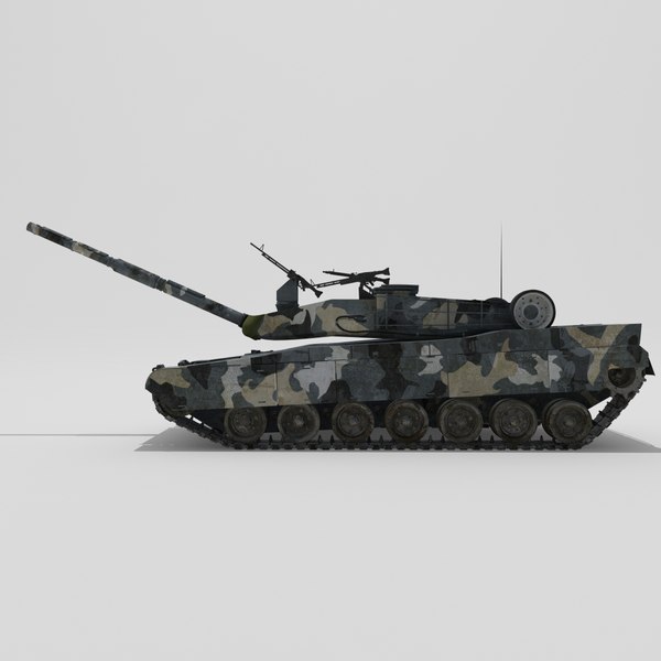 zulfiqar iranian main battle tank 3d max