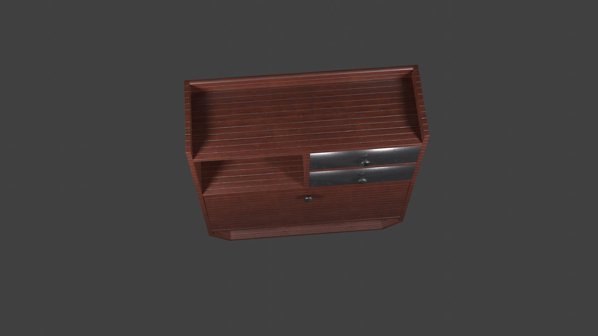 3D High-Quality Wall-Mount Table Model - TurboSquid 2128453