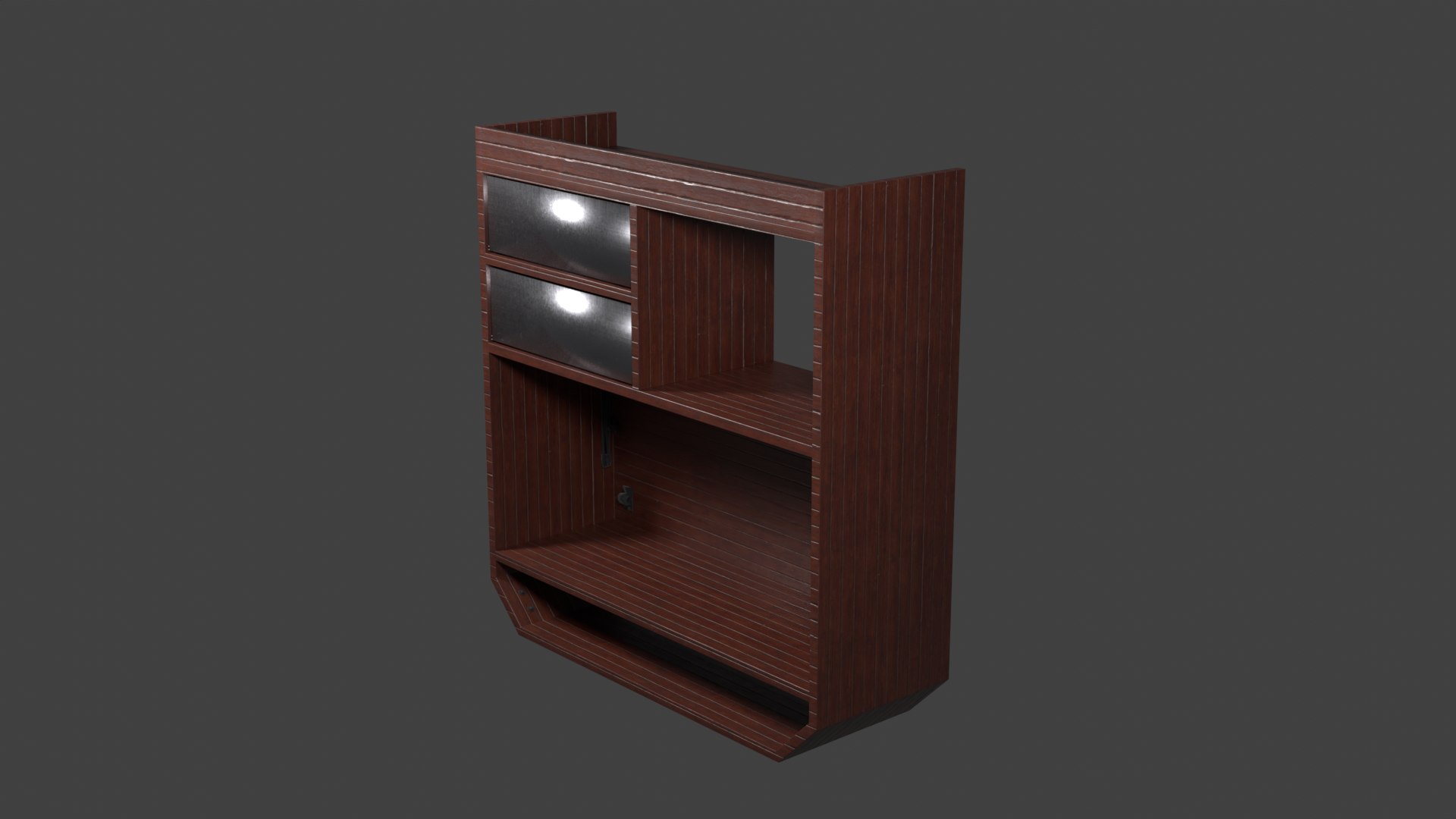 3D High-Quality Wall-Mount Table Model - TurboSquid 2128453