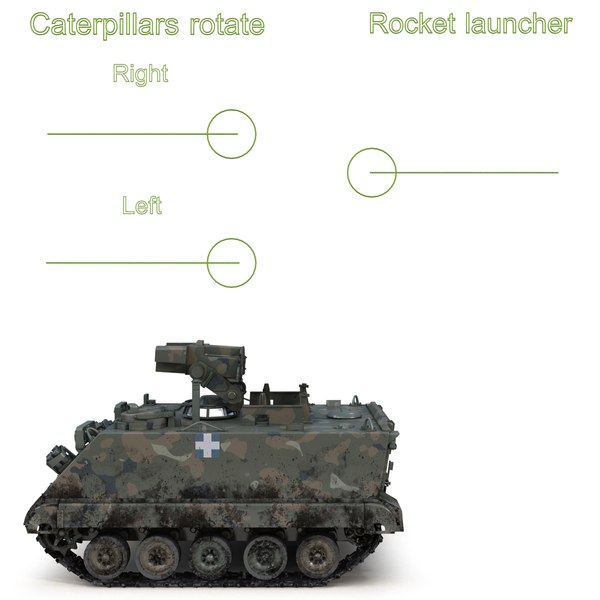 army armored vehicle m901 3d model