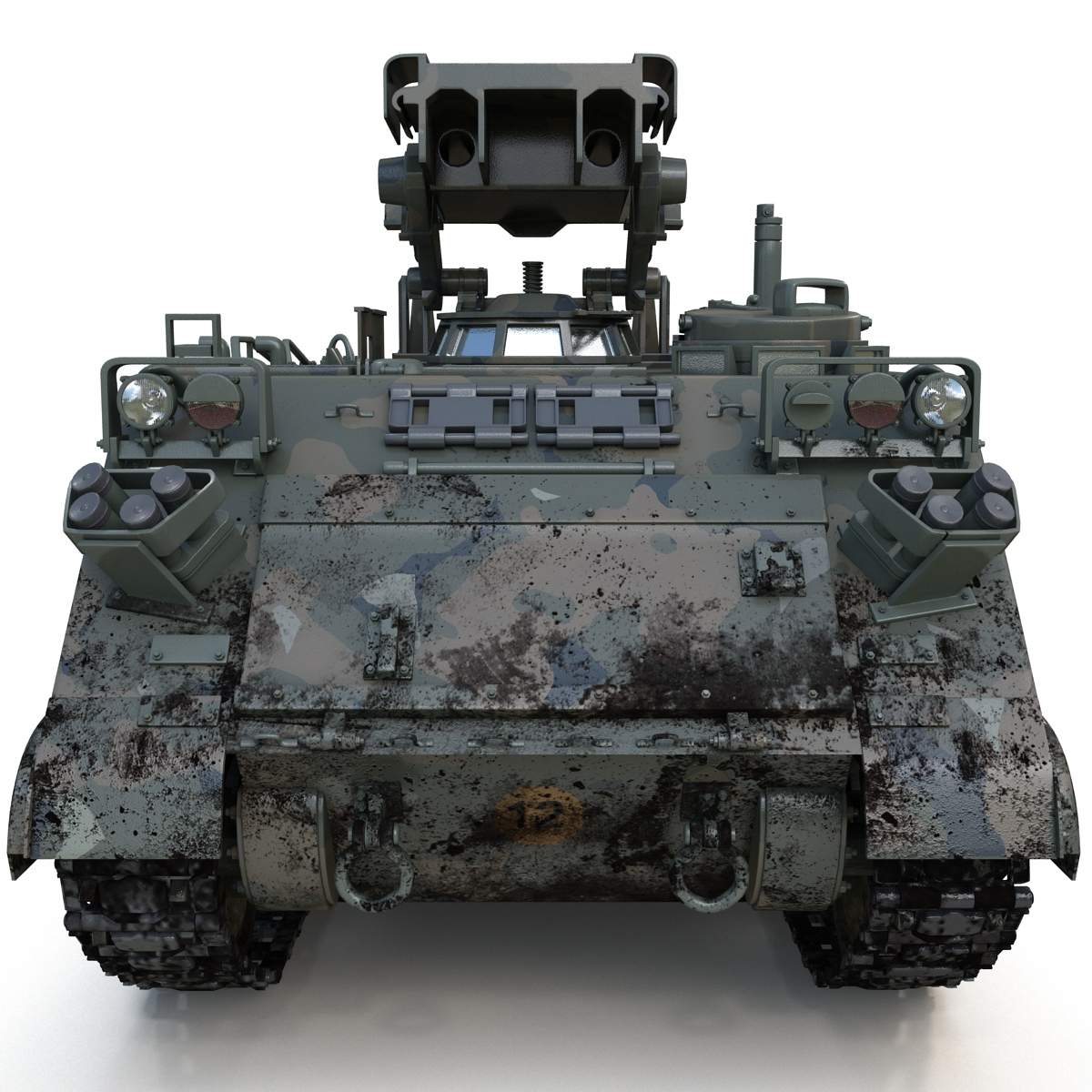 army armored vehicle m901 3d model