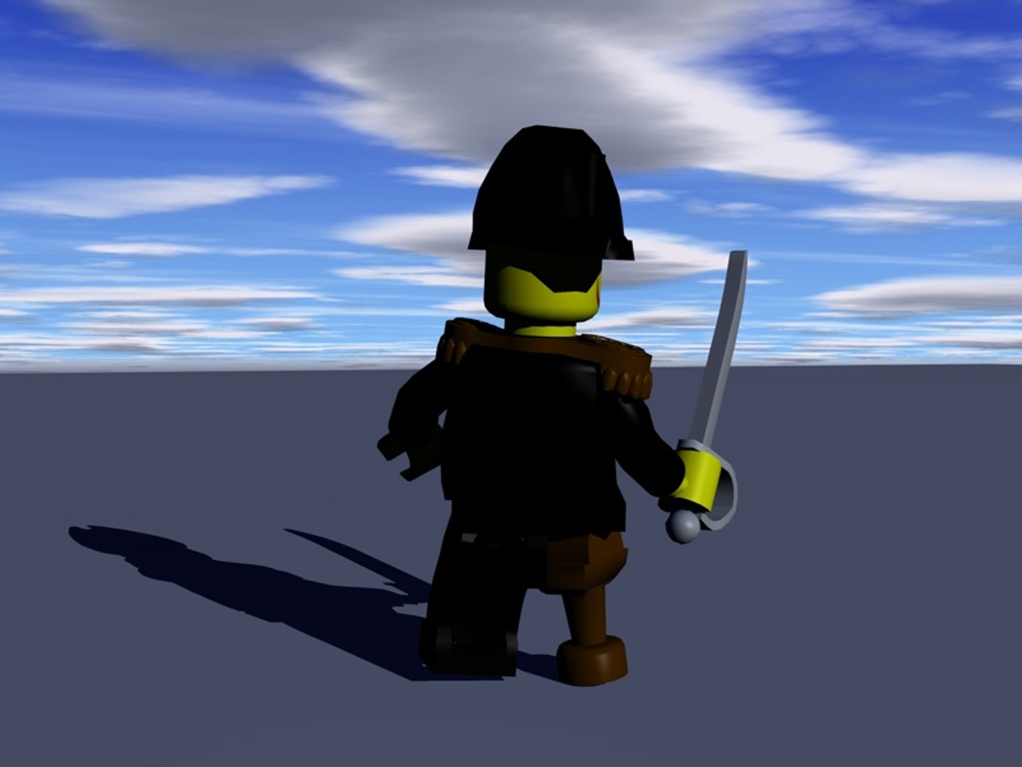 Lego Pirate 3d Model